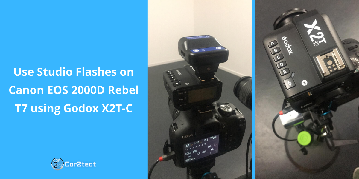 How to use studio flashes on canon eos 2000d rebel t7 for bullet time ...